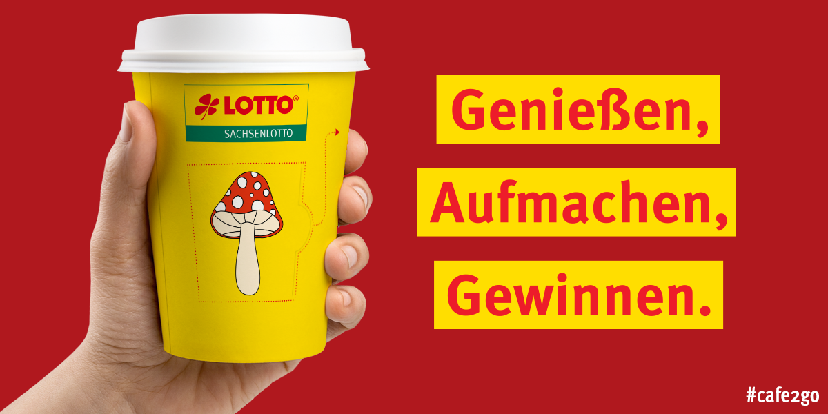 Cafe2go mit Sachsenlotto: Genießen und zum Glückspilz werden - entdecke ...